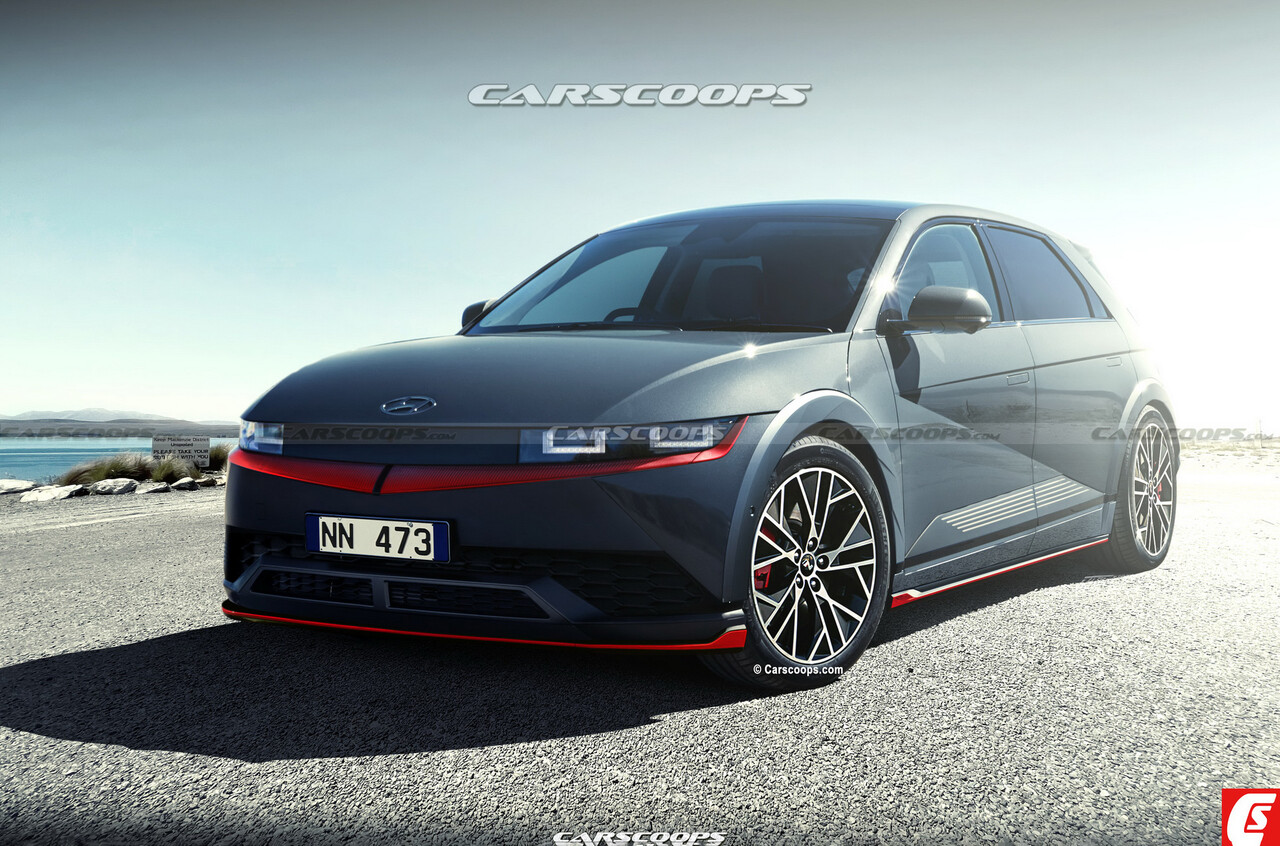 아이오닉 5 N 예상도 공개, 최소 500마력 이상 발휘할까?