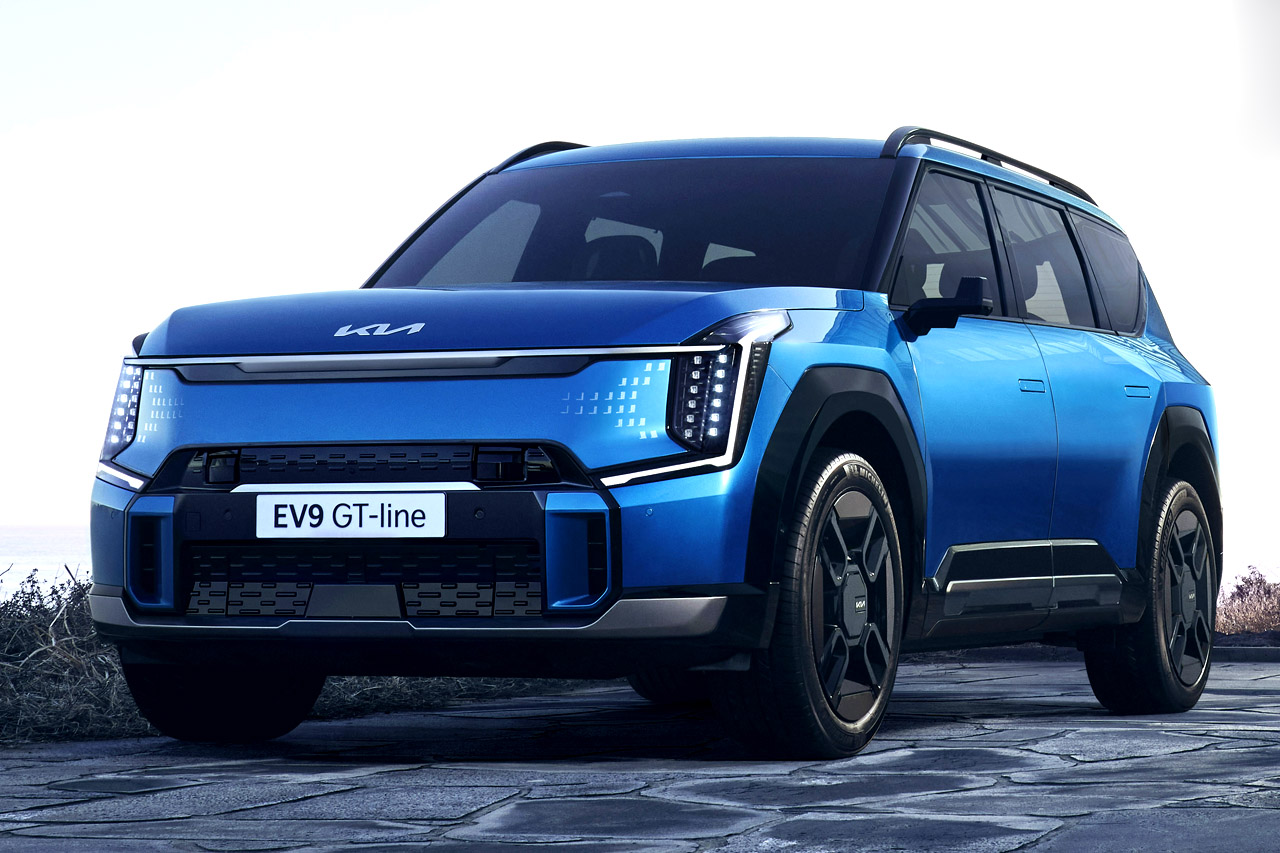 "괴물 전기차가 떴다".. 기아 EV9, 1회 충전으로 541km 주행