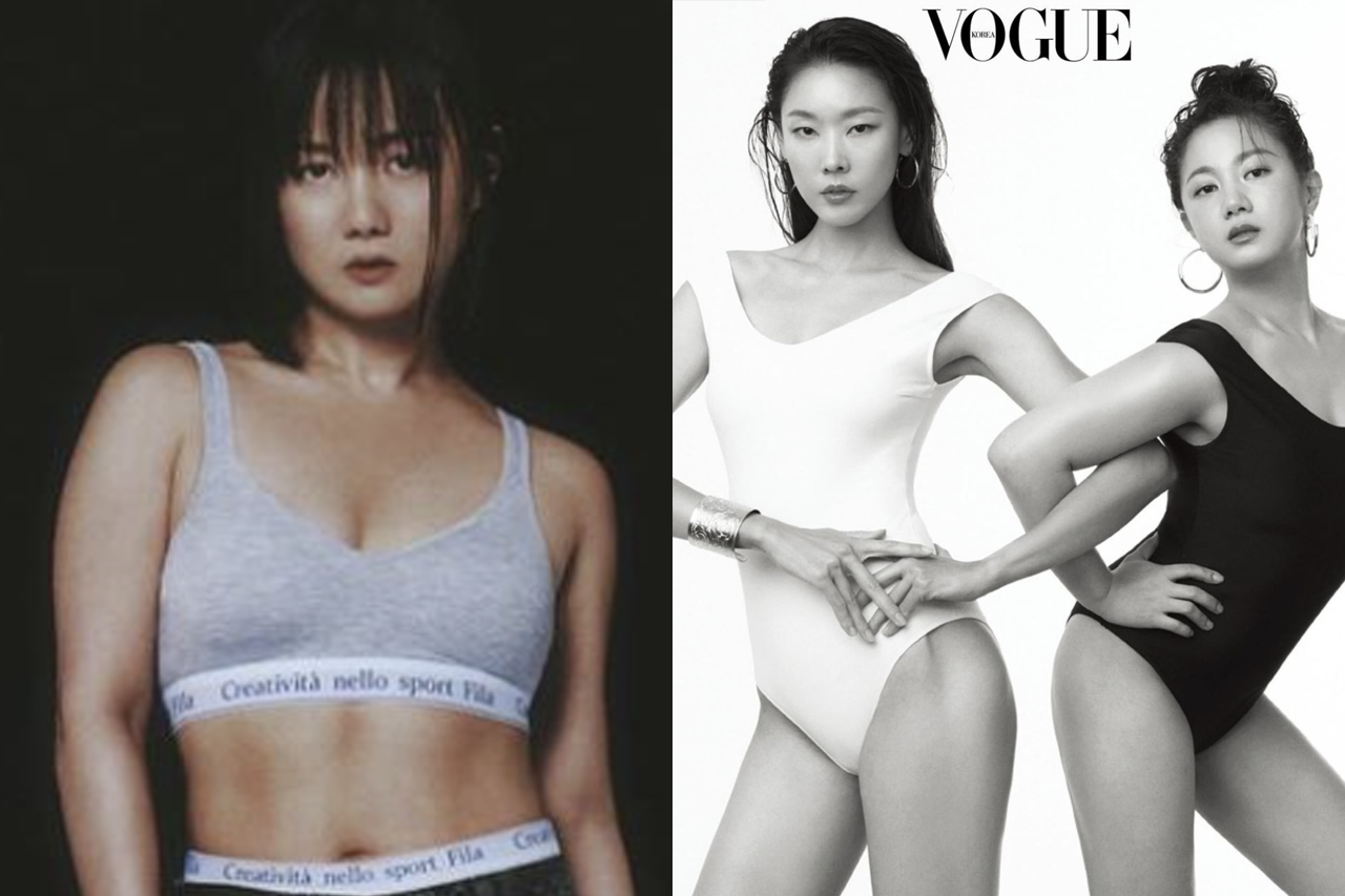 '49kg' 박나래, 수영복 입고 잘록한 허리 과시... "한혜진한테도 안 꿀려"