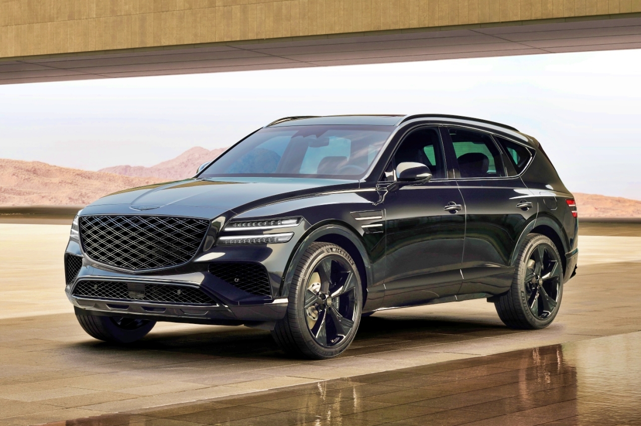 "美친 포스 작렬"... 제네시스, GV80·GV80 쿠페 '블랙' 공개