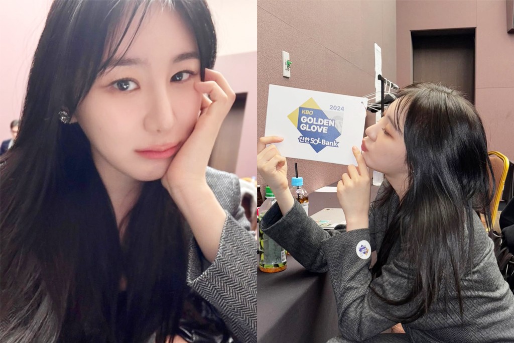 "불러주셔서 감사합니다♡"... 이채연의 KBO 골든글러브 시상 후기는?